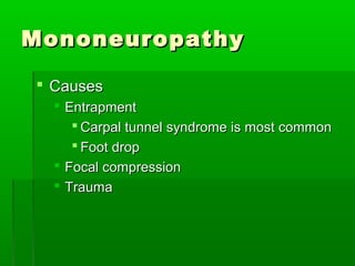 Peripheral neuropathy | PPT