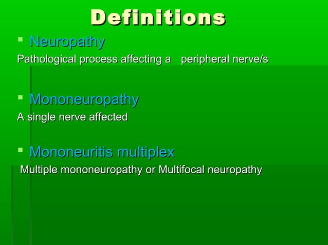 Peripheral neuropathy | PPT