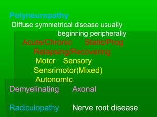 Peripheral neuropathy | PPT
