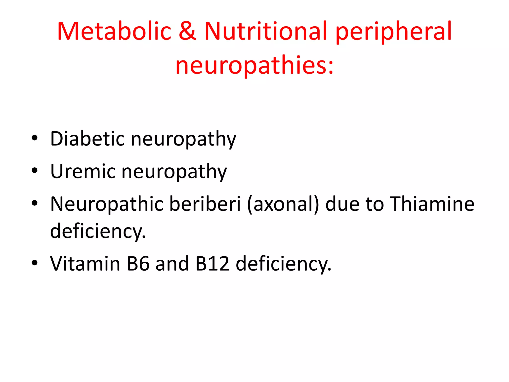 Peripheral neuropathy | PPTX