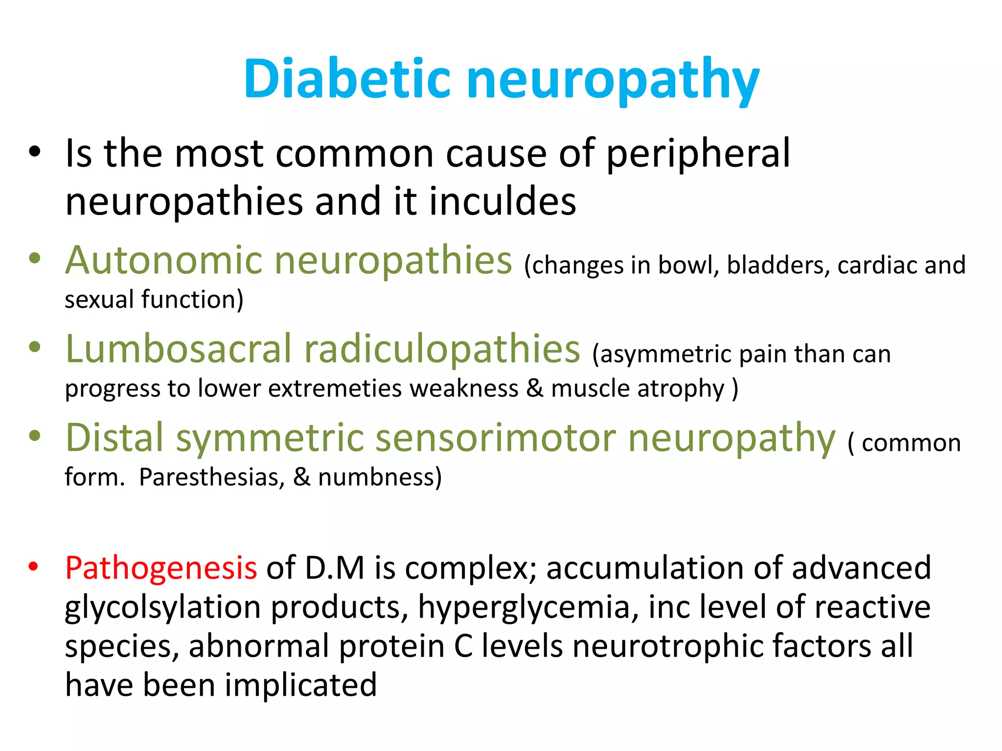 Peripheral neuropathy | PPTX