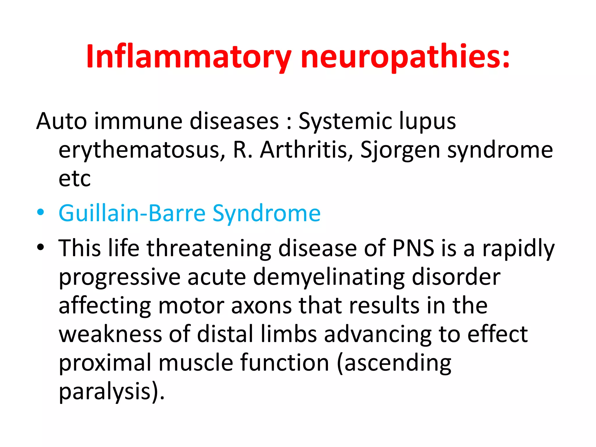 Peripheral neuropathy | PPTX