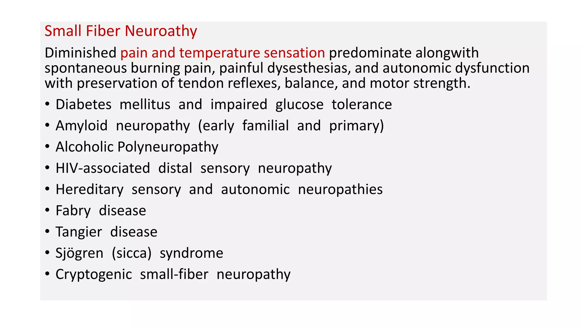Approach to Peripheral Neuropathy | PPTX