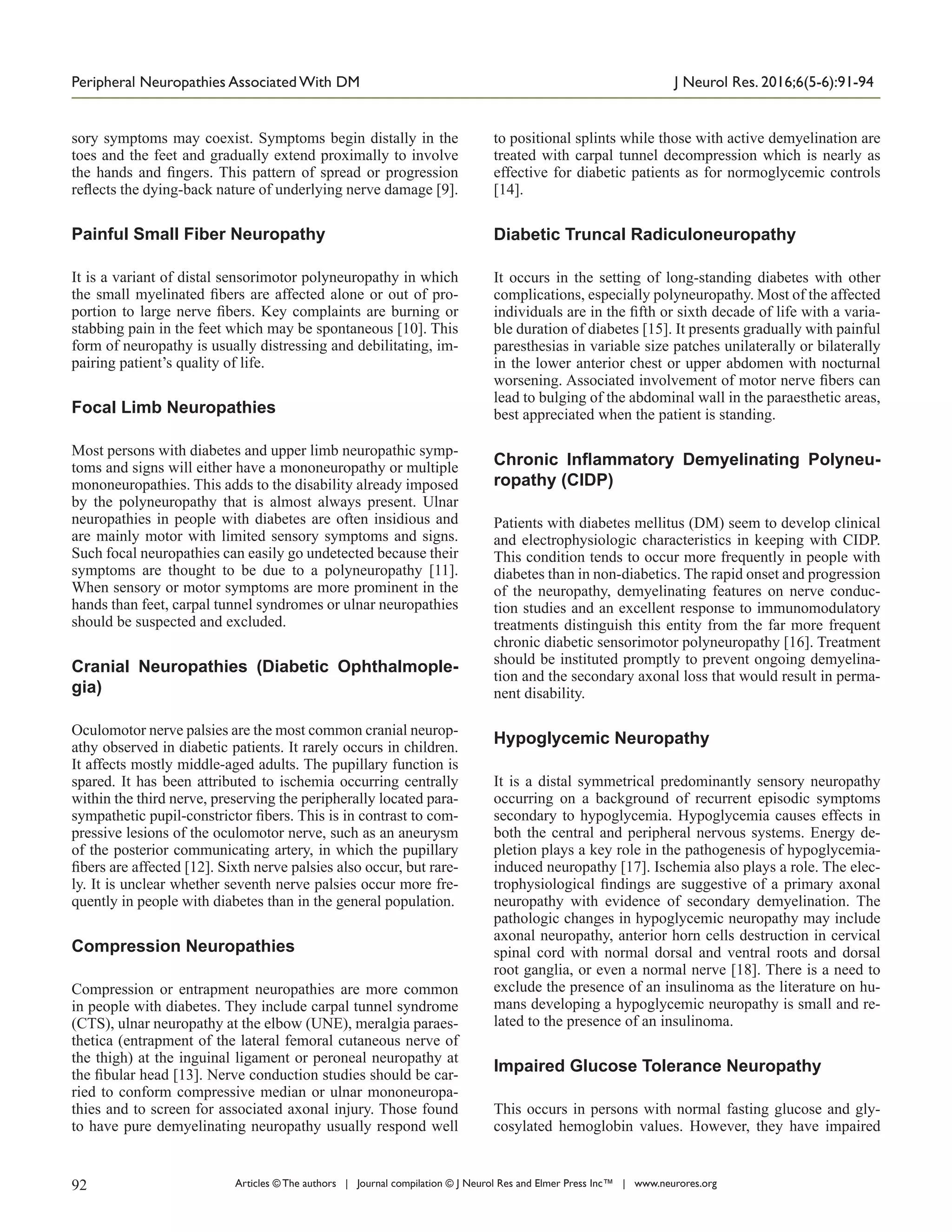 Peripheral neuropathy | PDF | Diabetes | Diseases and Conditions