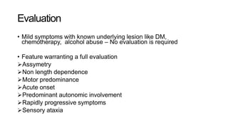 PERIPHERAL NEUROPATHY AND ITS CLASSIFICATION | PPTX
