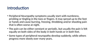 Peripheral Neuropathy Power point | PPTX