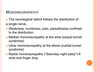 Peripheral neuropathy | PPTX