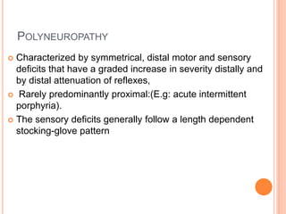 Peripheral neuropathy | PPTX