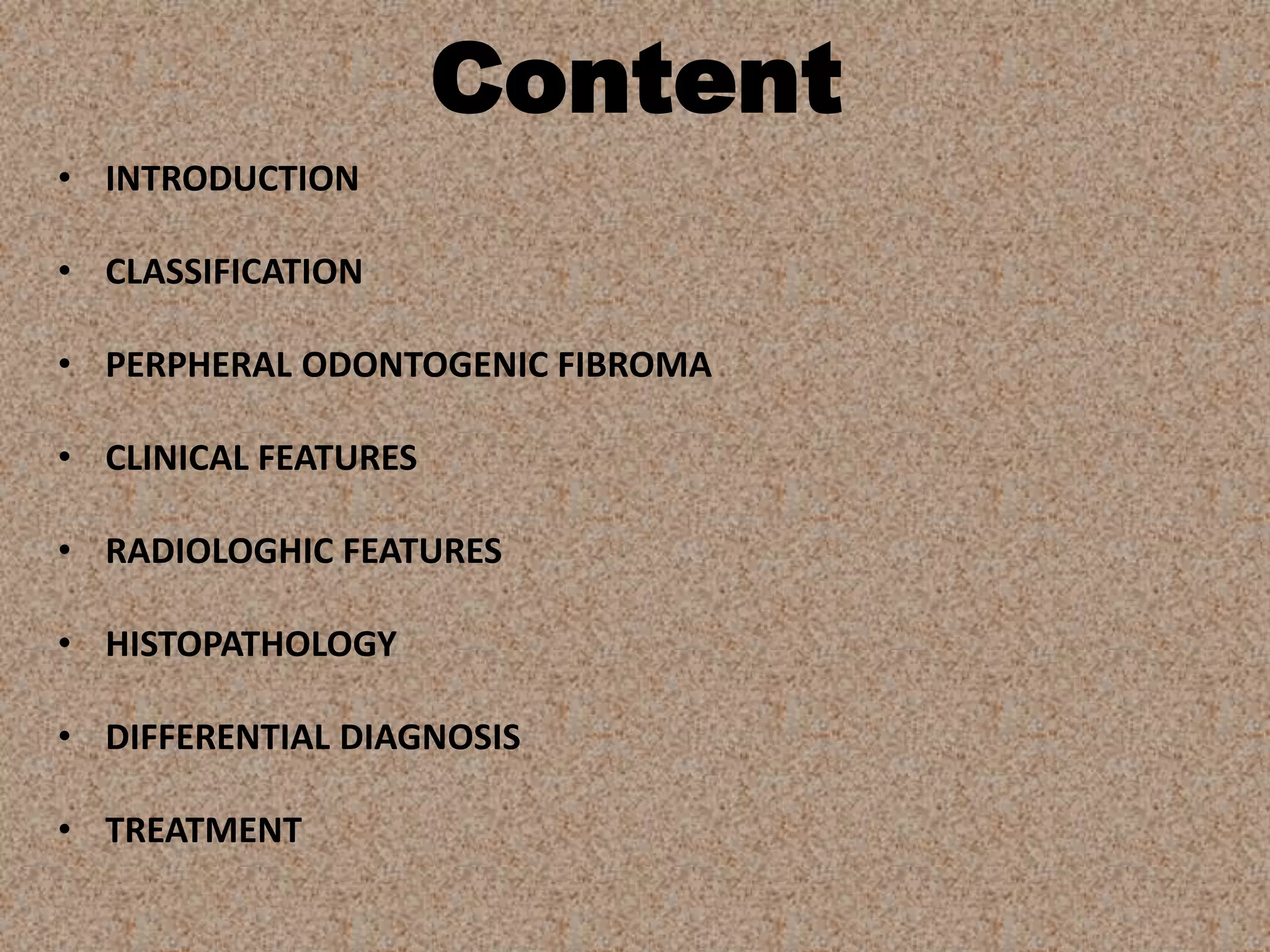 Peripheral odontogenic fibroma | PPTX