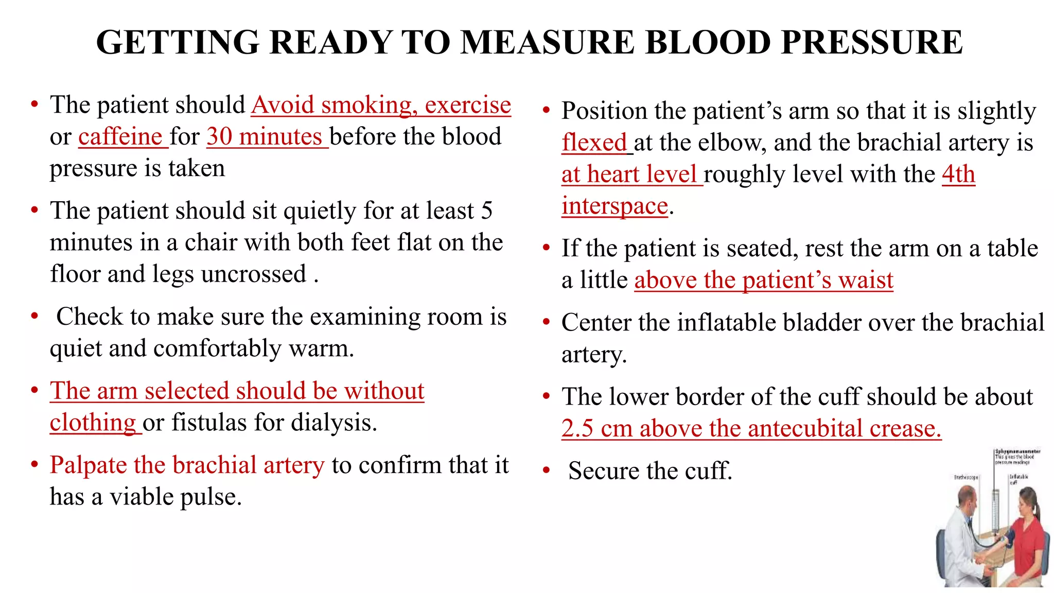 Peripheral pulsations and blood pressure measurement | PPTX