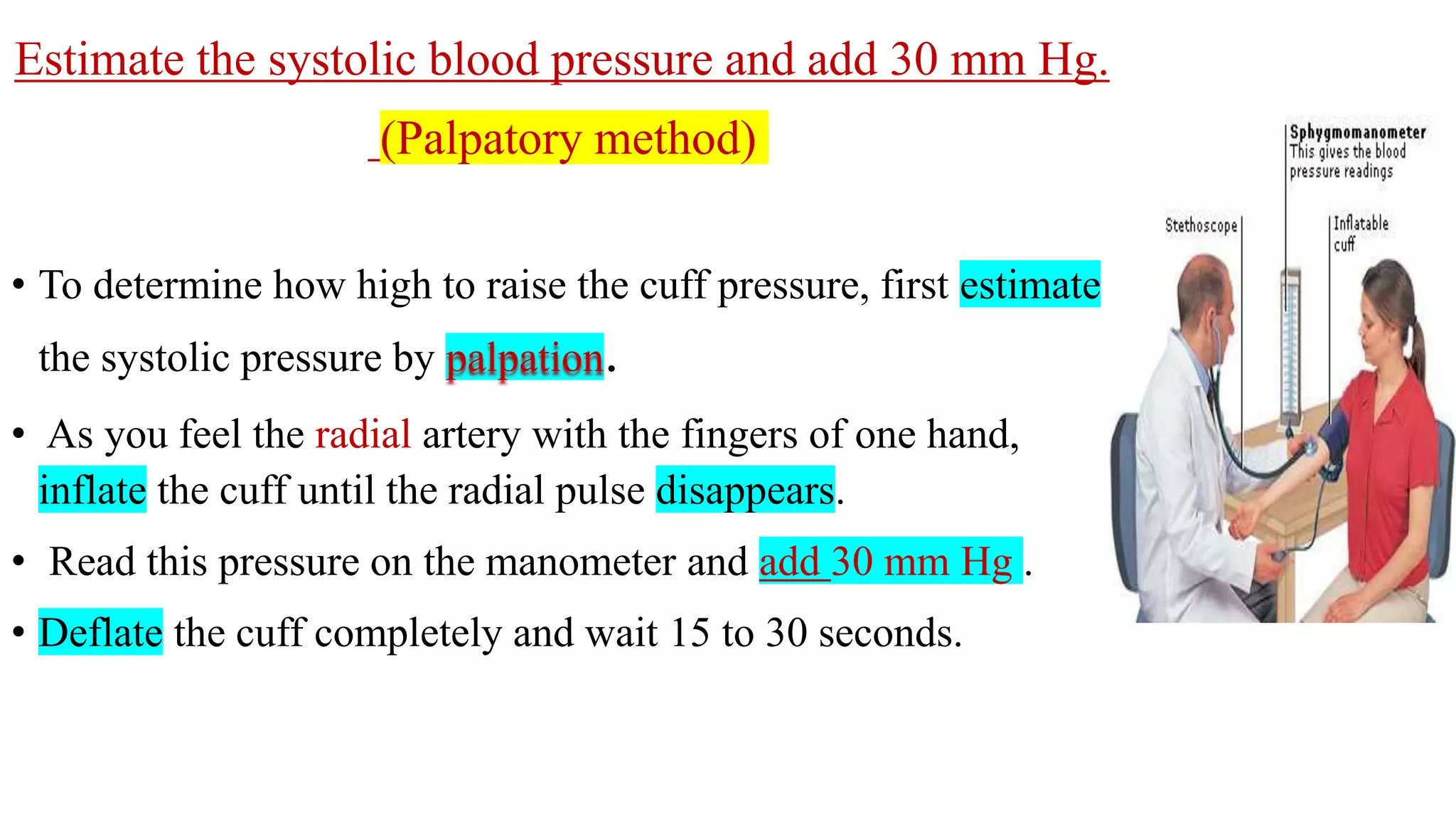 Peripheral pulsations and blood pressure measurement | PPTX