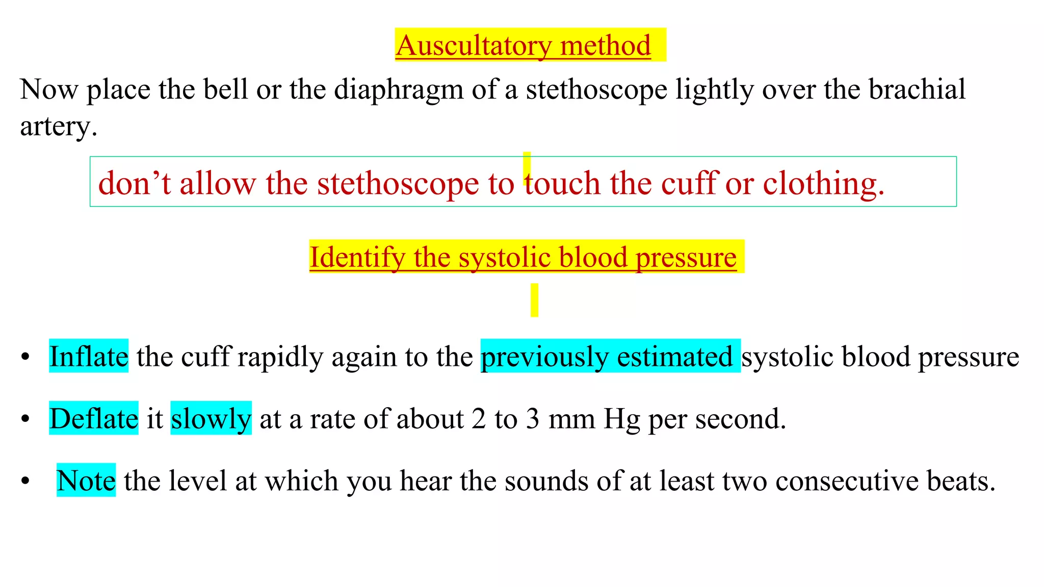 Peripheral pulsations and blood pressure measurement | PPTX