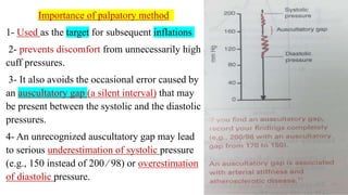 Peripheral pulsations and blood pressure measurement | PPTX