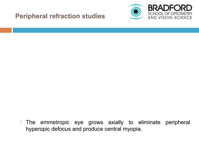Peripheral refraction in myopia | PPT | 3-D Graphics | Computer ...