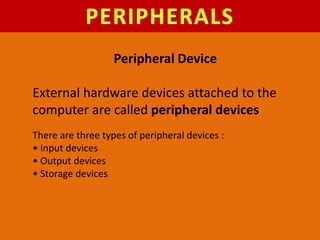 Peripherals | PPT