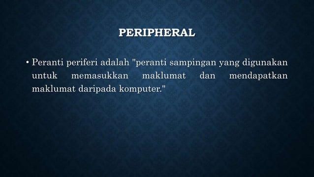 Peripheral server (dka) | PPTX