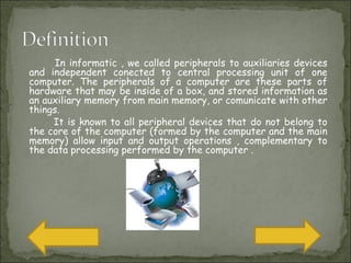 Peripherals | PPT