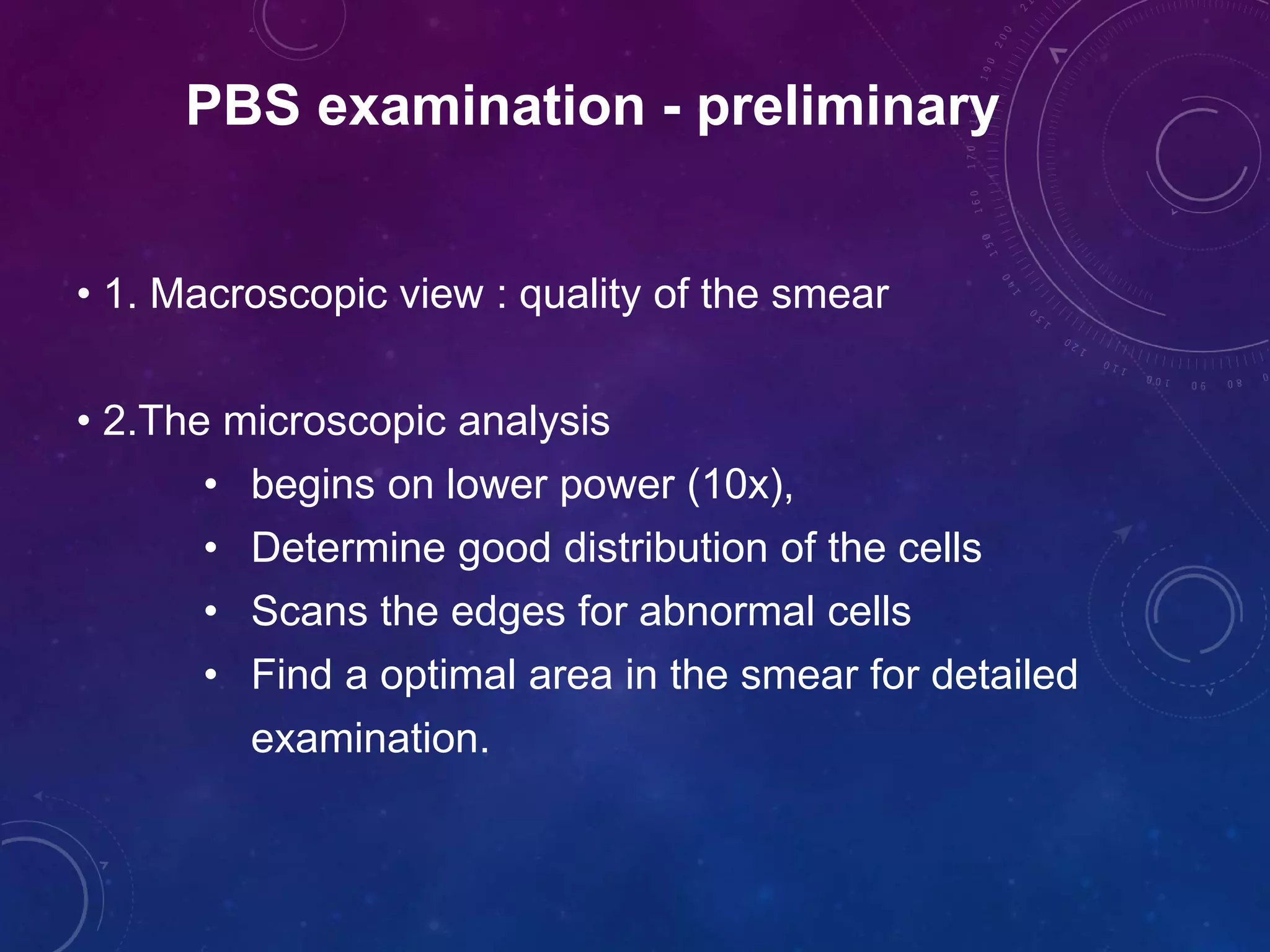 Peripheral smear | PPTX