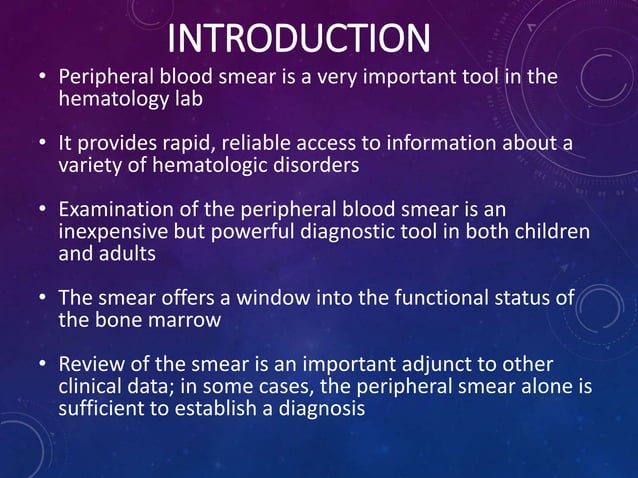 Peripheral smear | PPTX | Blood Disorders | Diseases and Conditions