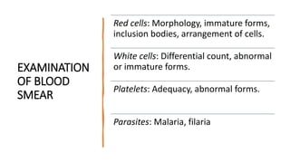peripheral smear. DMLT.pptx | Blood Disorders | Diseases and Conditions