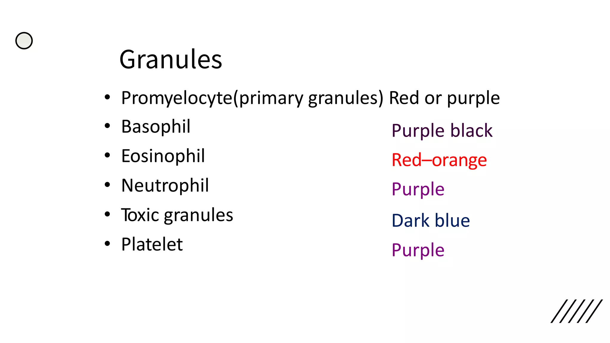 Peripheral smear staining and morphology | PDF
