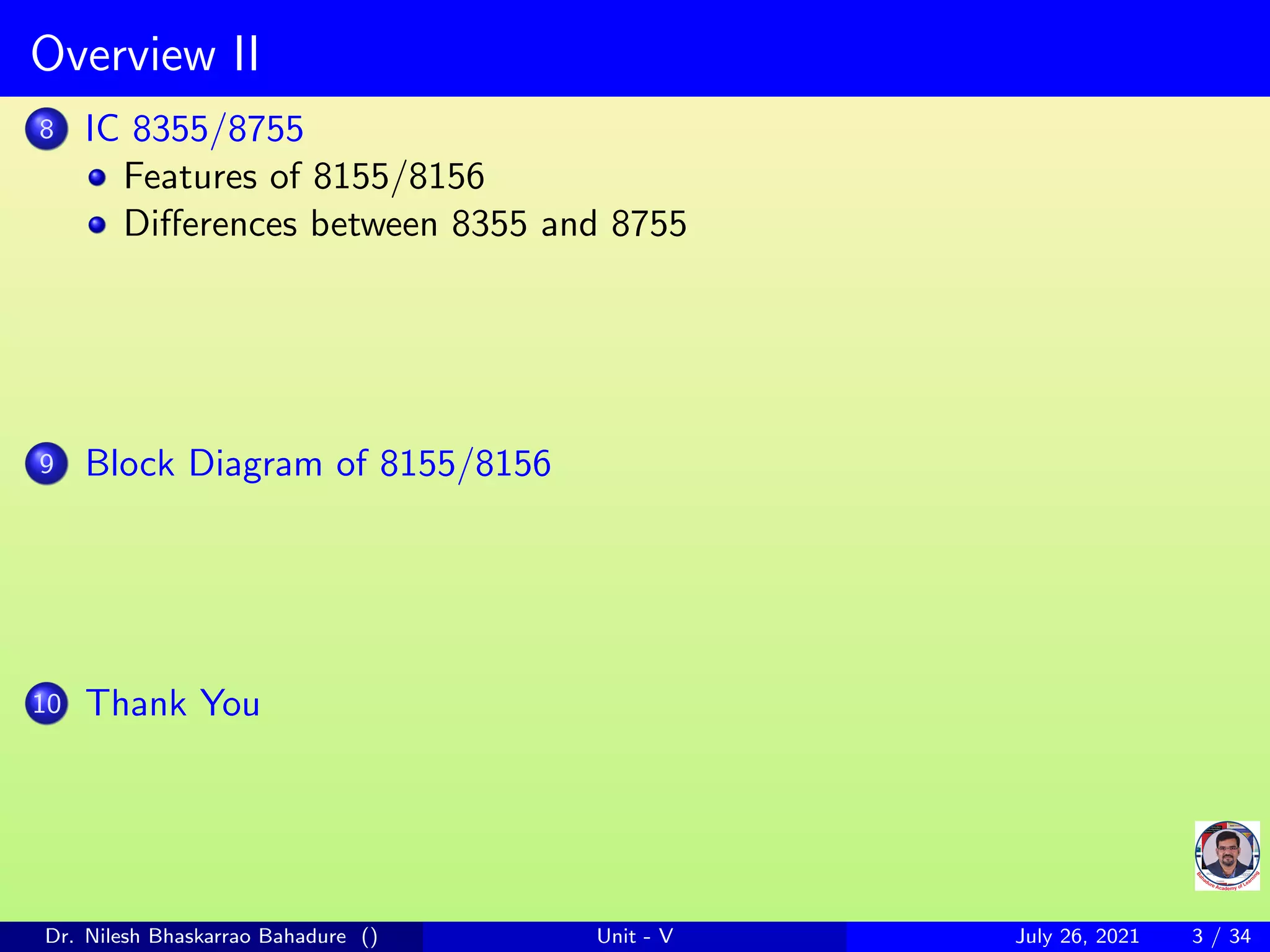 Peripherals of Microprocessor 8085 | PDF