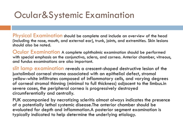 Peripheral Ulcerative Keratitis ( PUK ) | PDF | Eye and Vision ...