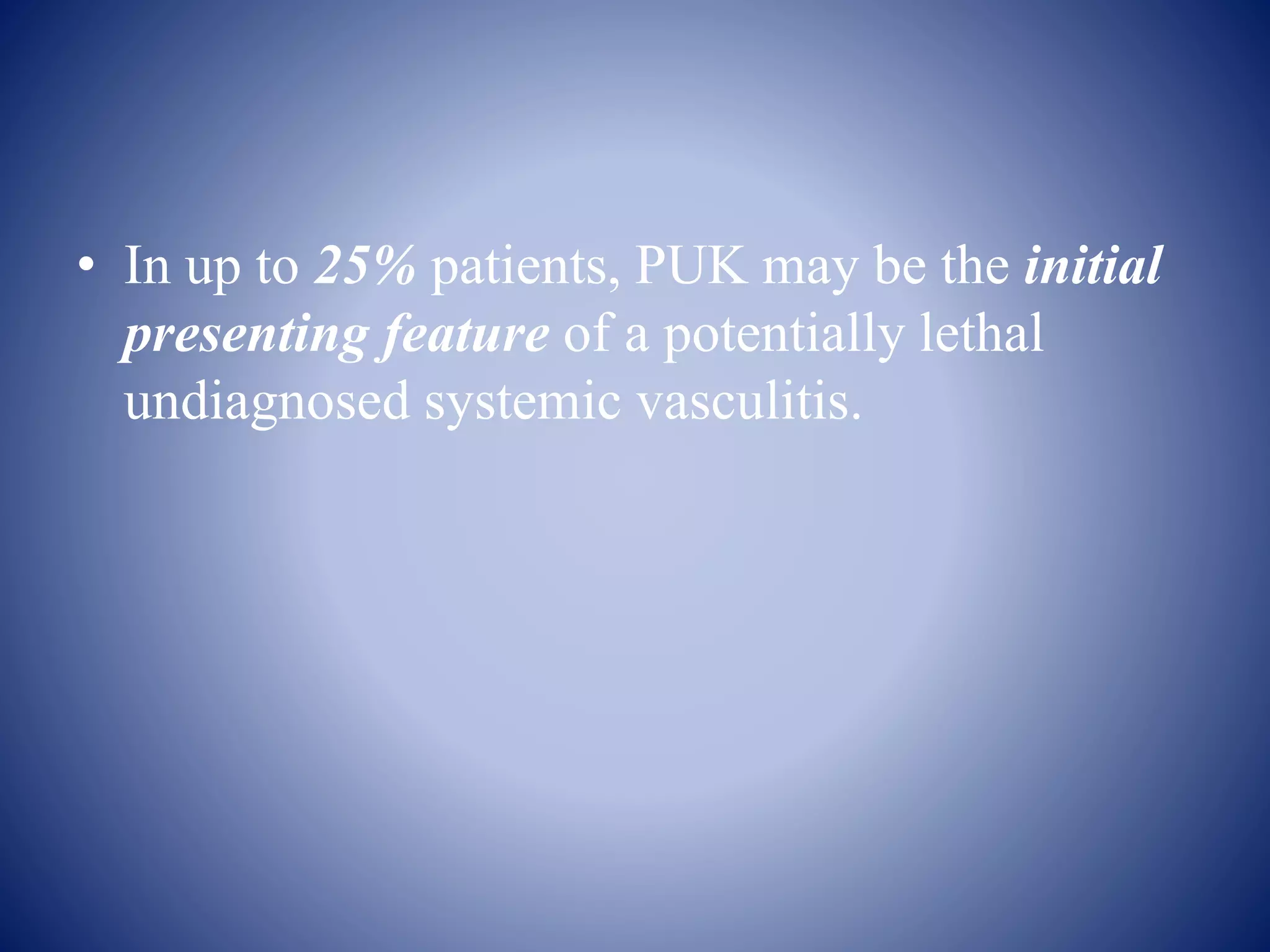 Peripheral ulcerative keratitis (puk) | PPTX