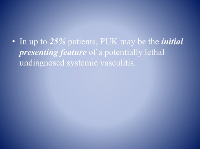 Peripheral ulcerative keratitis (puk) | PPTX