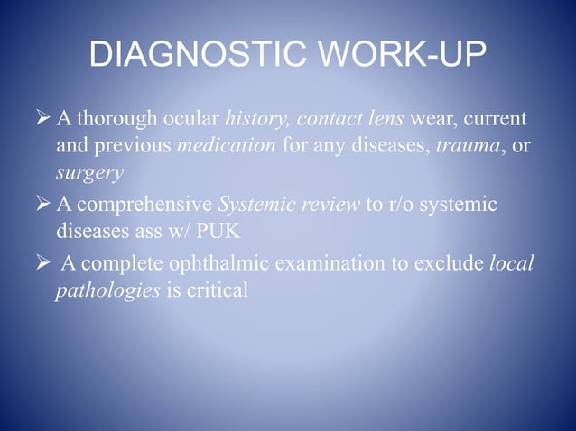 Peripheral ulcerative keratitis (puk) | PPTX