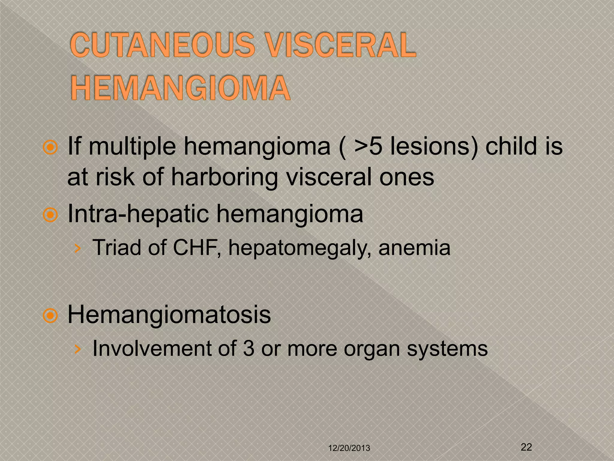 Peripheral vascular anomalies | PPT