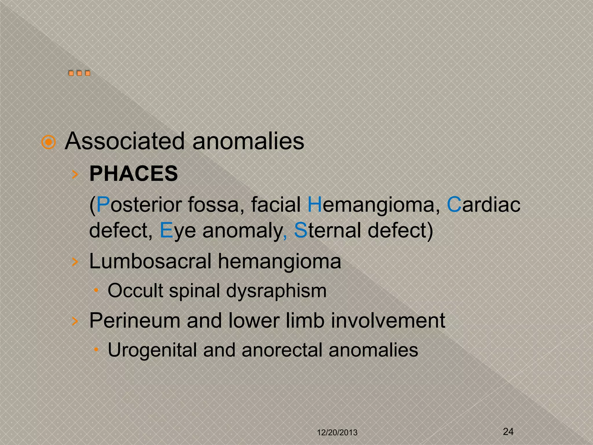 Peripheral vascular anomalies | PPT