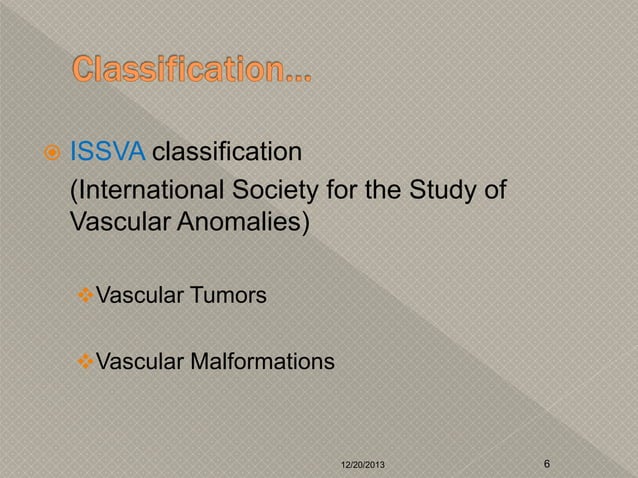 Peripheral vascular anomalies | PPT