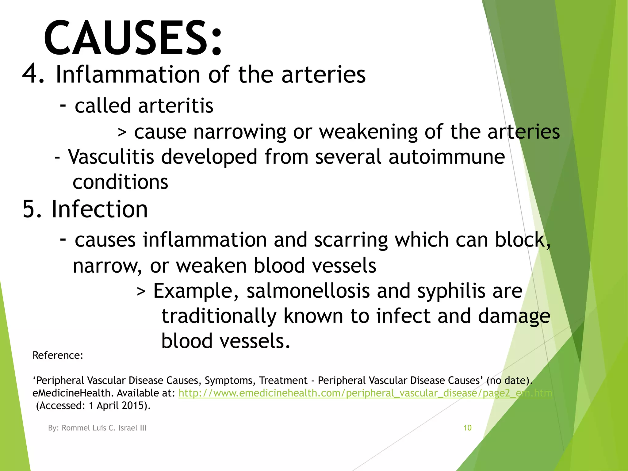 Peripheral Vascular Disease | PPTX