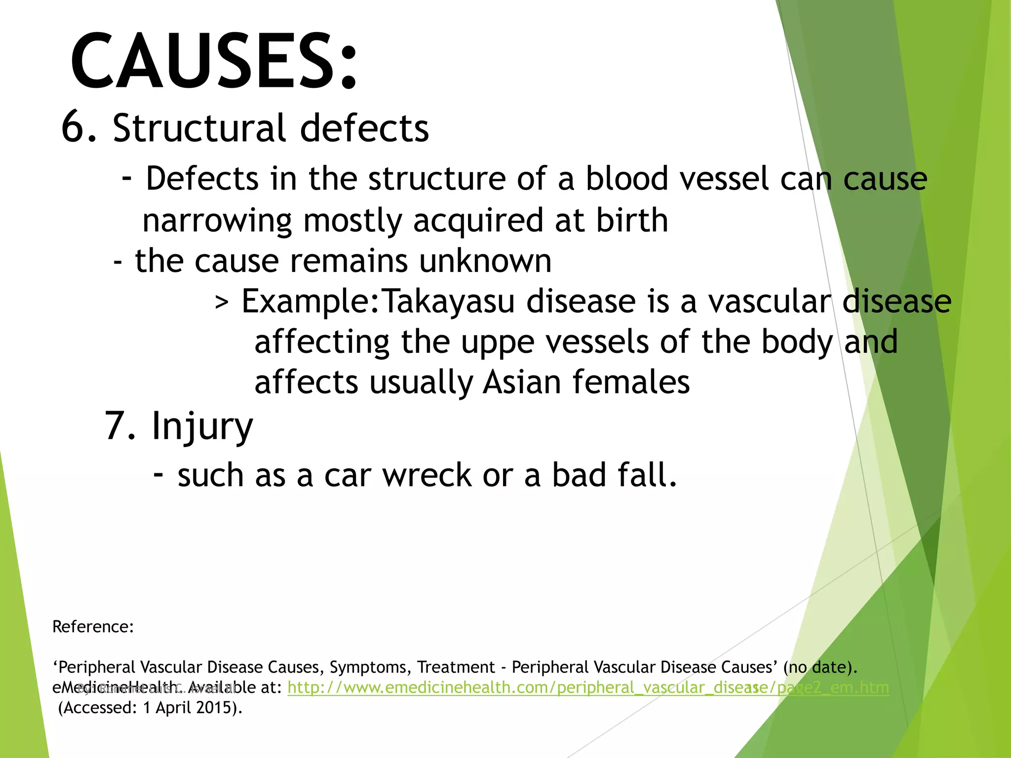 Peripheral Vascular Disease | PPTX