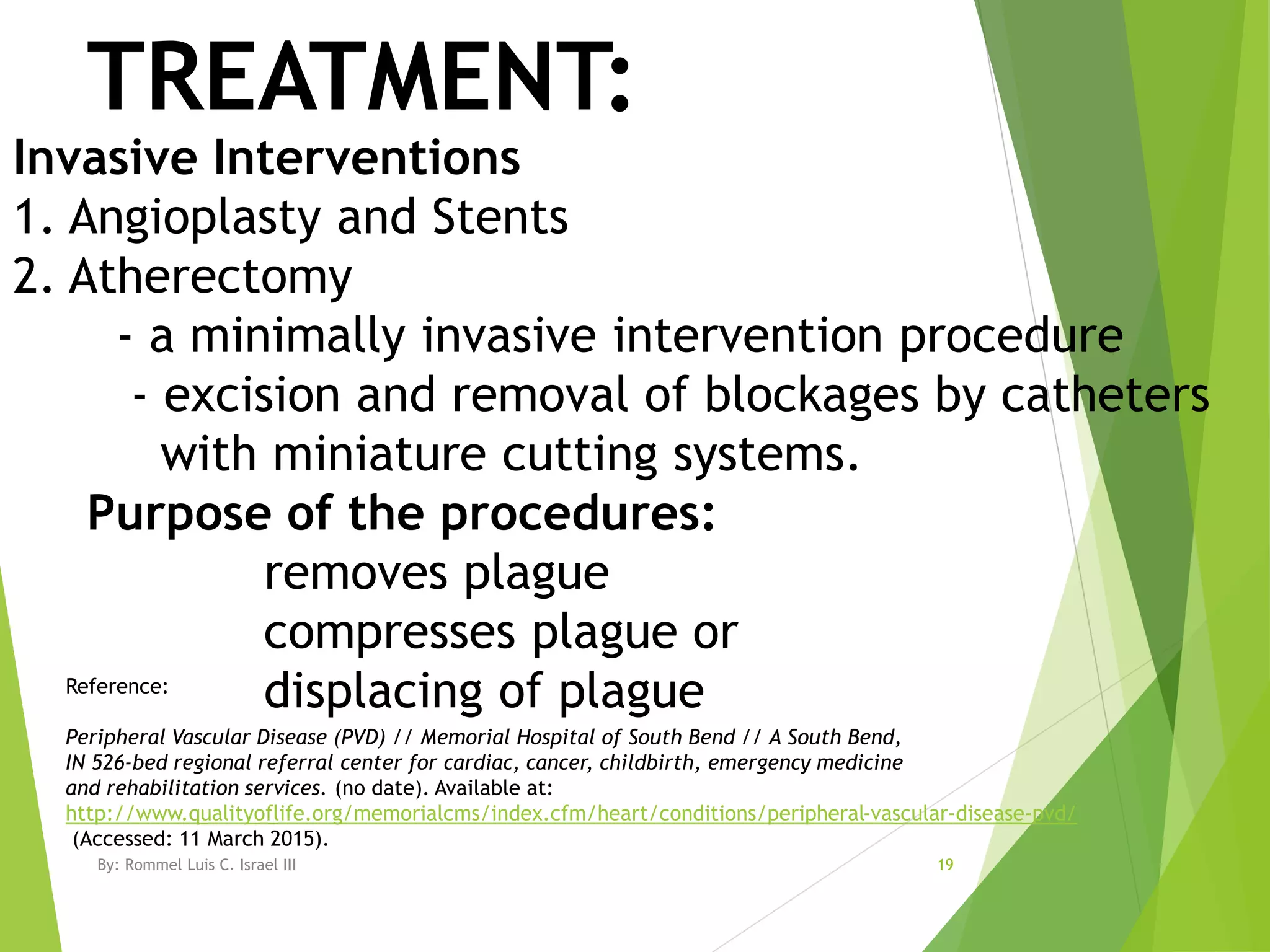 Peripheral Vascular Disease | PPTX