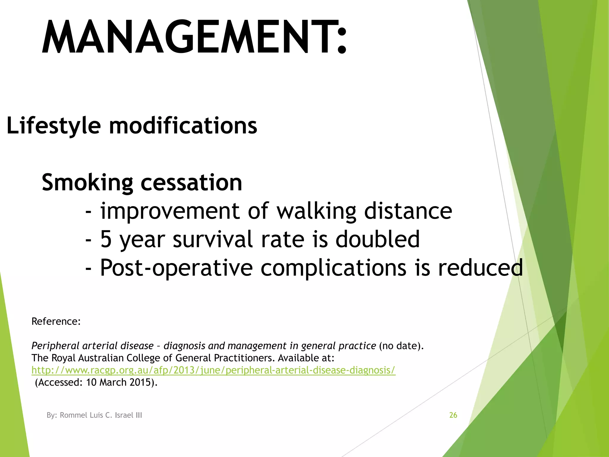 Peripheral Vascular Disease | PPTX