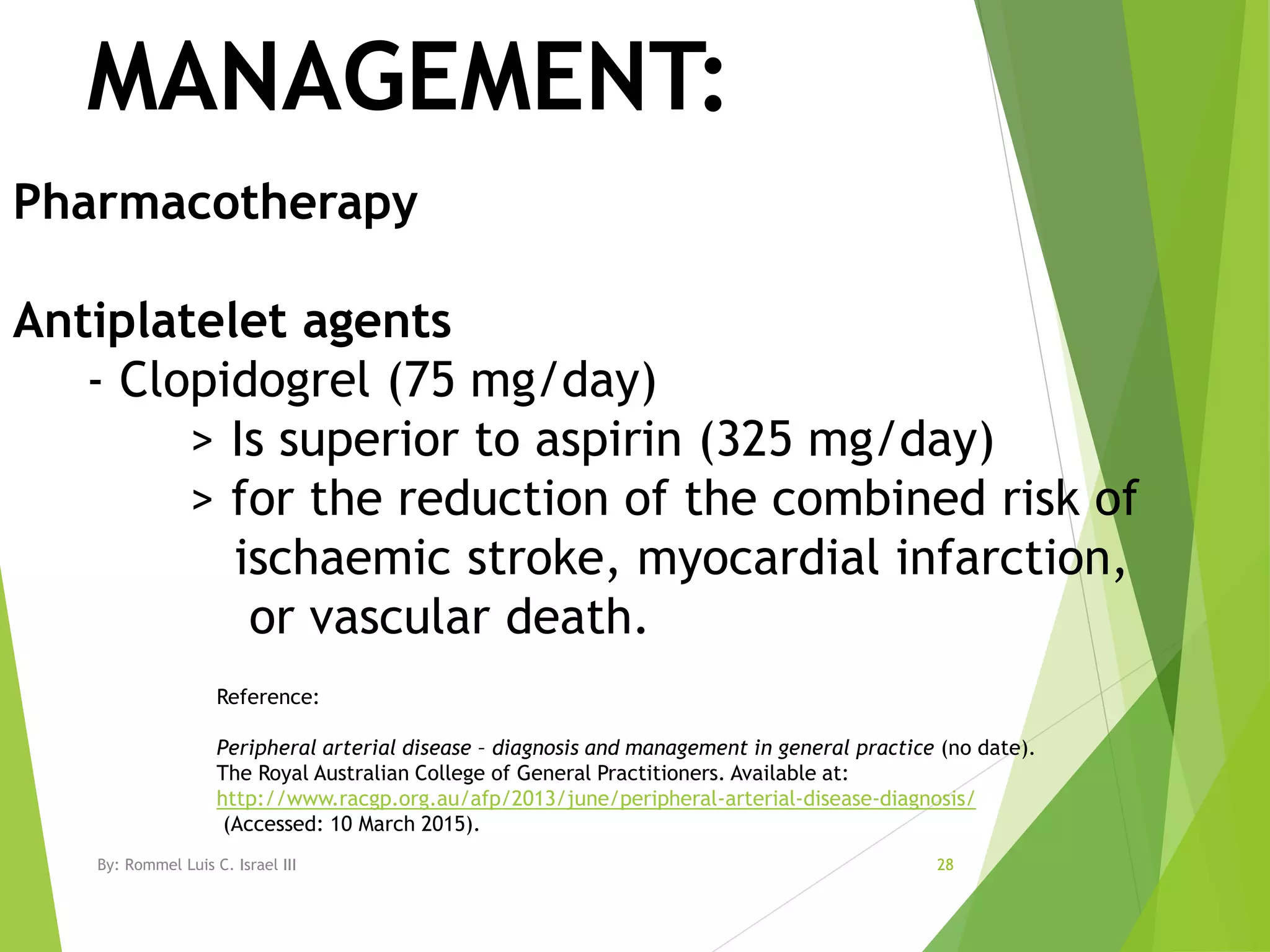 Peripheral Vascular Disease | PPTX