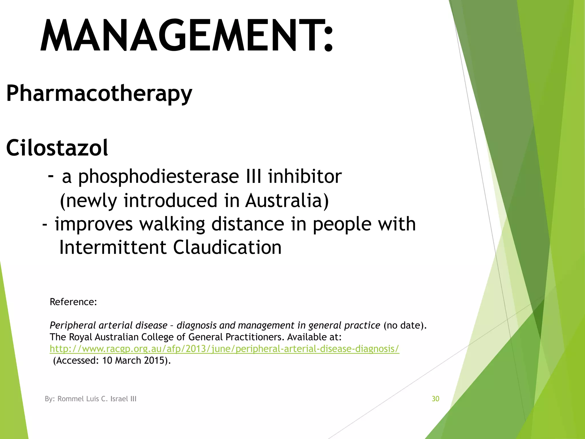 Peripheral Vascular Disease | PPTX