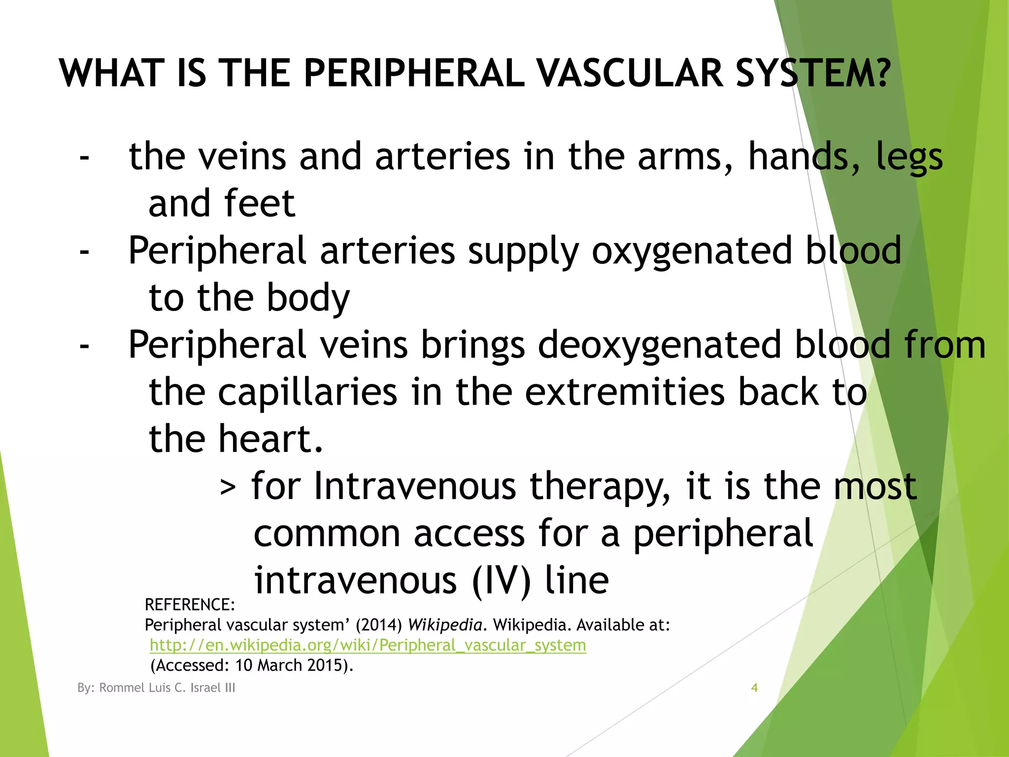 Peripheral Vascular Disease | PPTX