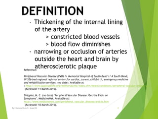 Peripheral Vascular Disease | PPTX