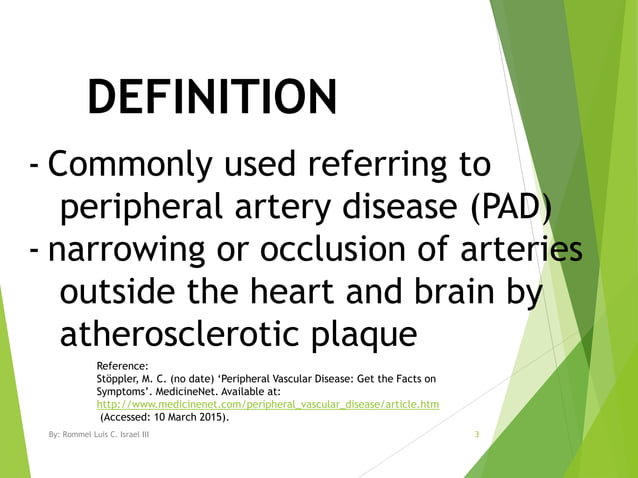 Peripheral Vascular Disease | PPTX