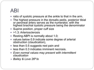 Peripheral vascular disease | PPTX