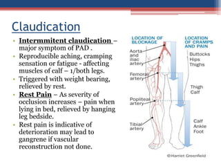 Physiotherapy Management in Peripheral arterial disease | PPTX
