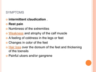 Peripheral vascular disease pvd | PPTX