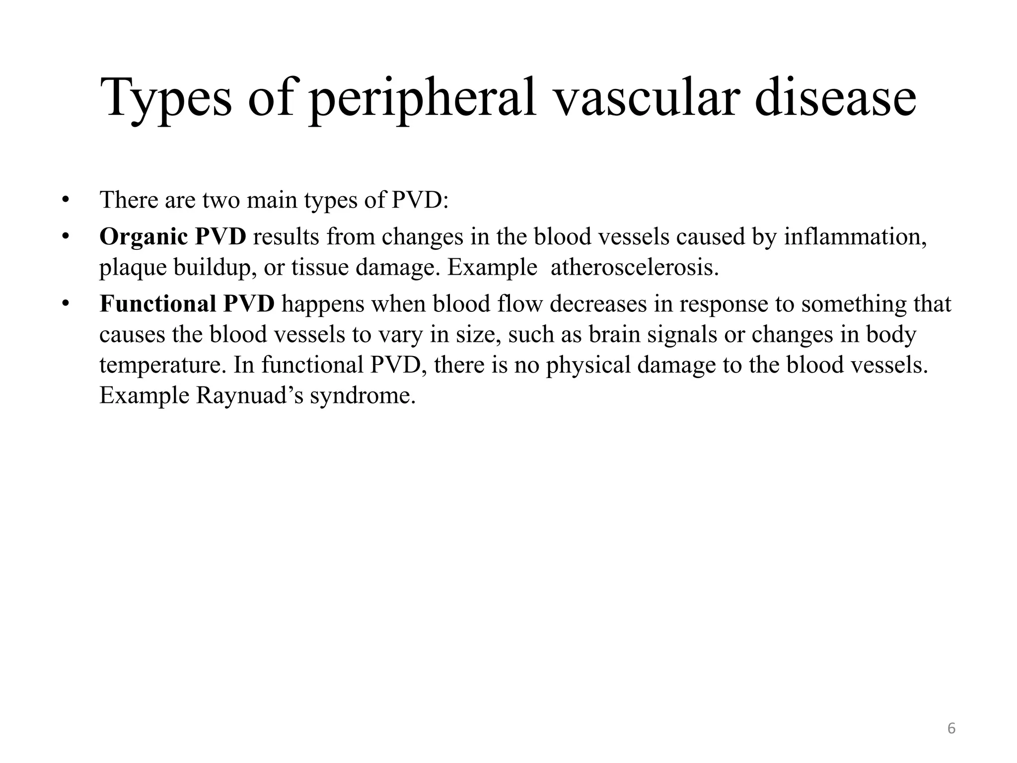 Peripheral vascular disease, | PPTX
