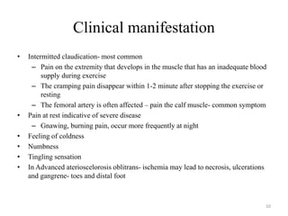 Peripheral vascular disease, | PPTX