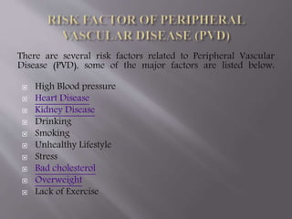 Peripheral vascular disease (pvd) | PPT
