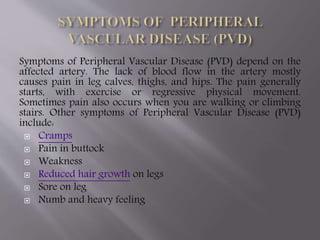 Peripheral vascular disease (pvd) | PPT
