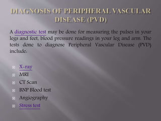 Peripheral vascular disease (pvd) | PPT